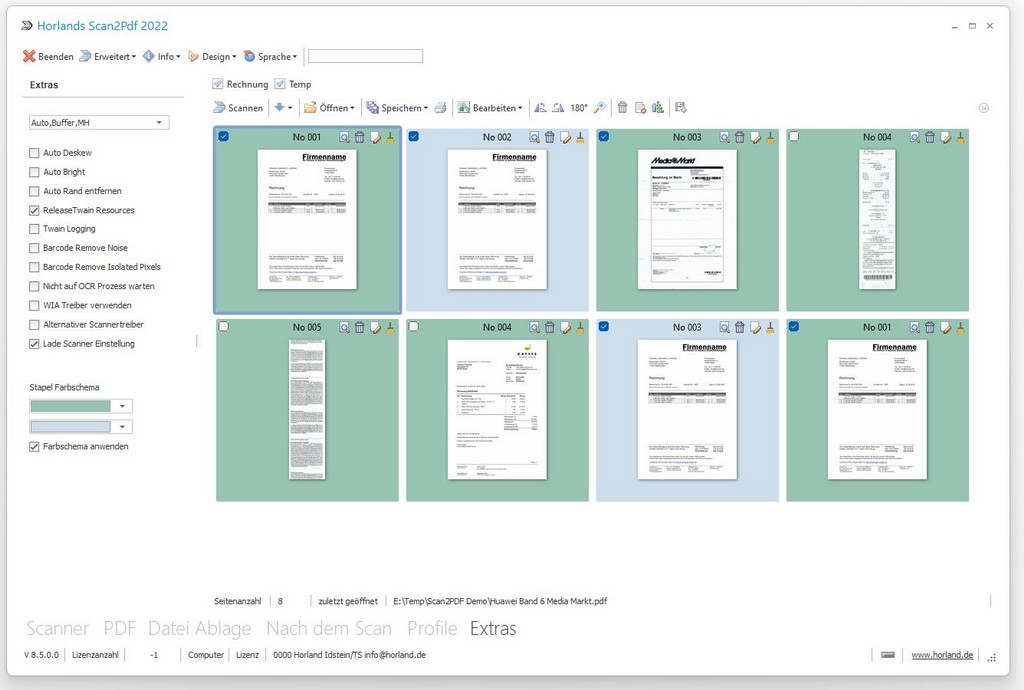 Scanner Software - Freeware - Scan2PDF - Inventarisierung PCScan ...